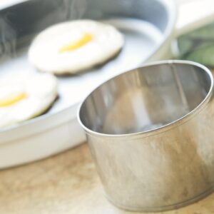 Fox Run Rosti/Egg Ring Molds, 3.5 x 3.5 x 2.5 inches, Metallic