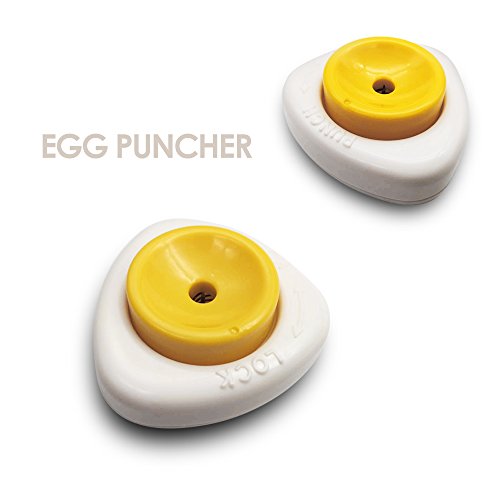 DELILONG simple and easy egg hole puncher Egg Piercer Egg Separators egg poacher pan 2pcs