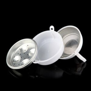 Microwave Egg Boiler, 4 Eggs Boiler Cooker Microwave Egg Steamer, Cooker Boiler Steamer Gadgets Cook Soft and Hard Boiled Egg, Poacher Boiler Cooker