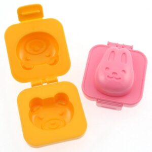 Kotobuki Plastic Egg Mold, Rabbit and Bear