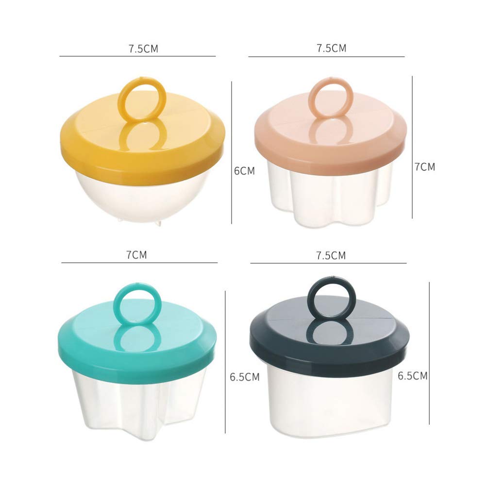 4Pcs Egg Cooker with Brush, Egg Poachers, Hard Boiled Egg Maker,Boiled Egg Cooker without Shell, BPA Free Non-Stick Egg Poacher, Fast Poaching Egg Cooker for Hard Boiled Eggs