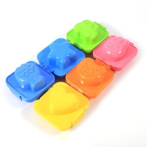 6pcs egg mold rice mold sushi mold kids lunch accessories onigiri mold cake mold hard boiled egg mold egg shaper bath bomb mold