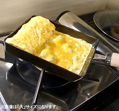 リバーライト(Riverlight) River Light Egg Grill, Iron Frying Pan, Kyoku, Japan, Small, Induction Compatible, Made in Japan