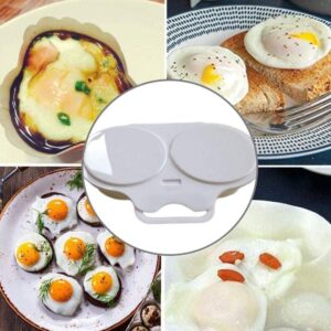 1Pc Microwave Egg Steamer Plastic Microwave Omelette Supplies Kitchen Egg Omelette Tools Convenient Mold L4B4