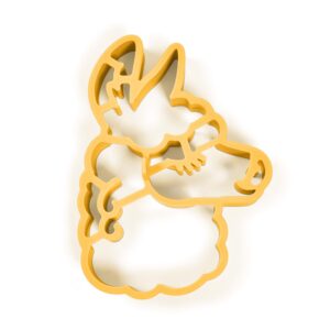 Genuine Fred Crack A Smile Breakfast Mold, Microwave and Dishwasher Safe, LLAMA