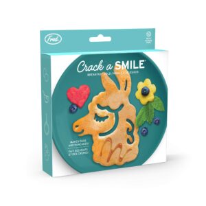 Genuine Fred Crack A Smile Breakfast Mold, Microwave and Dishwasher Safe, LLAMA