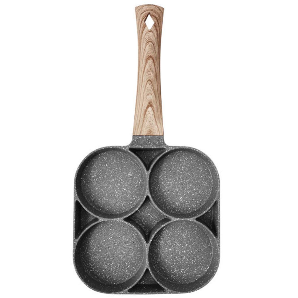 Hemoton 1pc Omelet Pan Egg Mould Pan Non Stick Pan Small Frying Pan Cast Iron Frying Pan Woks Stir-Fry Pans Non Stick Skillet Flat Frying Pan Cooking Tool Hamburger Fried Eggs Aluminum