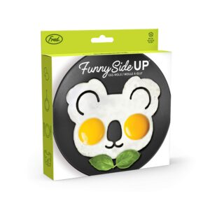 Genuine Fred Koala Funny Side Egg Mold, Durable Silicone can Withstand temperatures, from-20F to 450F