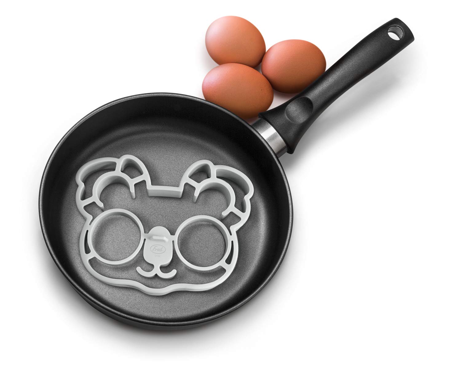 Genuine Fred Koala Funny Side Egg Mold, Durable Silicone can Withstand temperatures, from-20F to 450F