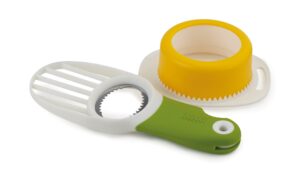 joseph joseph breakfast set with goavocado avocado slicer and poach-pro egg poacher