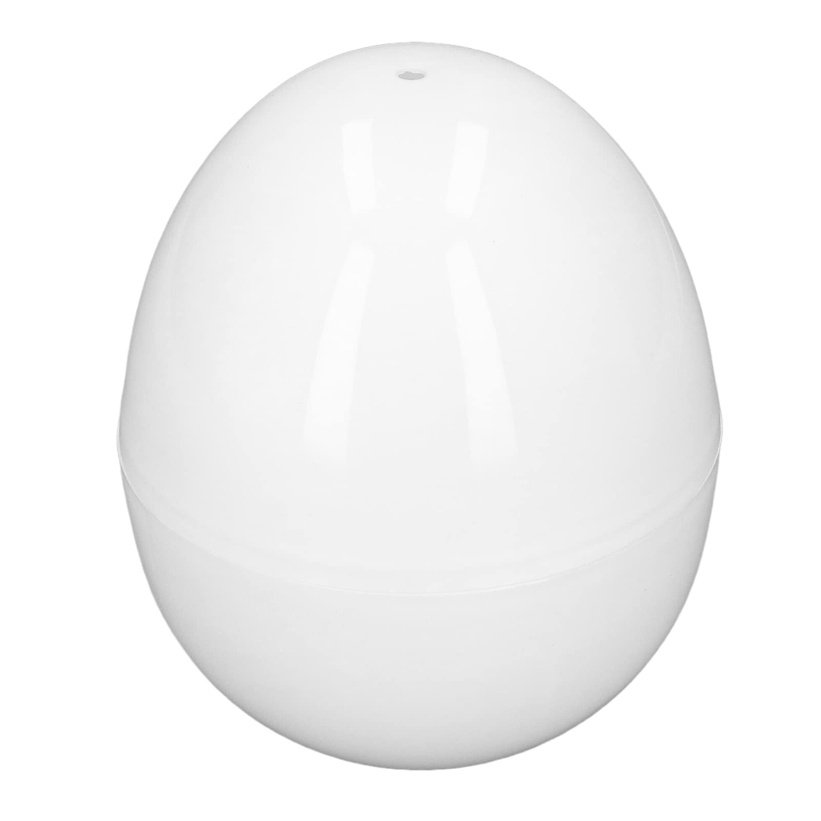 Fdit Hard Boiled Egg Cooker, 4 Eggs Capacity Compact Design Abs Material White Egg Egg-Shaped Microwave Egg Steamer For Your Daily Eating Needs