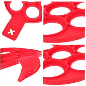 Silicone Pancake Maker Non Stick Egg Ring Kitchen Omelet Moulds Baking Stencil for Diy Egg Cupcake Pastry