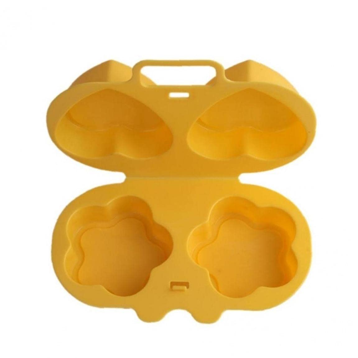 1pc Microwave Egg Cooking Molds Flower Heart Shaped Egg for Muffin Egg Sandwich Breakfast