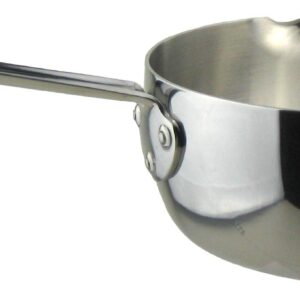 Nagao TOWA Yukihira Pot, 7.1 inches (18 cm), Aluminum Clad Triple Layer Steel, Induction Compatible, Made in Japan