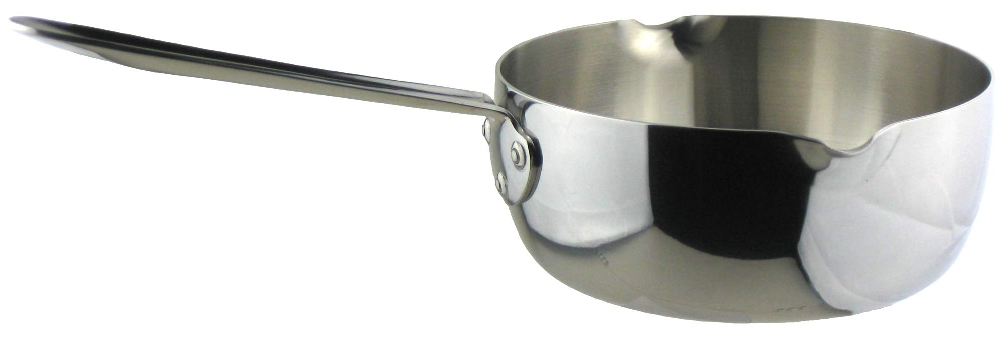 Nagao TOWA Yukihira Pot, 7.1 inches (18 cm), Aluminum Clad Triple Layer Steel, Induction Compatible, Made in Japan