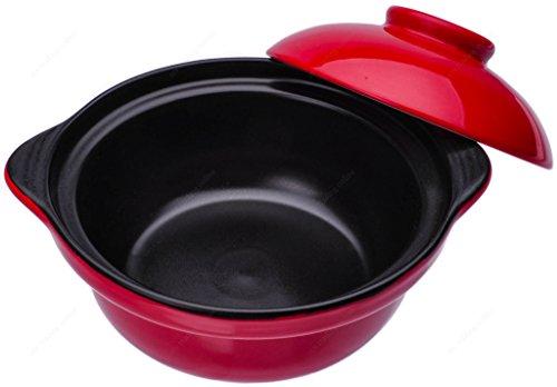 D x H Color 303072 Stew Pot (Made of ceramic), Small, 7.9 inches (20 cm), Red