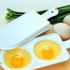 WOIWO 1 PCS Interesting Kitchen Breakfast Supplies Portable Egg Boiler DIY Mold Microwave Egg Steamer Can Cook 2 Eggs at A Time