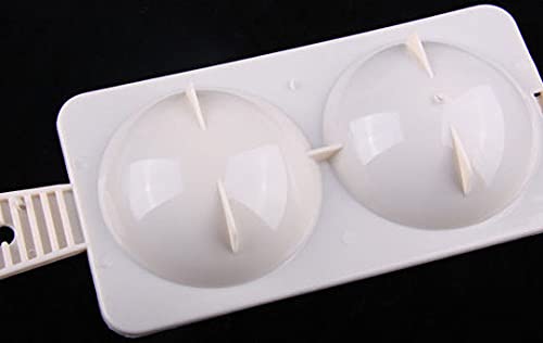 WOIWO 1 PCS Interesting Kitchen Breakfast Supplies Portable Egg Boiler DIY Mold Microwave Egg Steamer Can Cook 2 Eggs at A Time