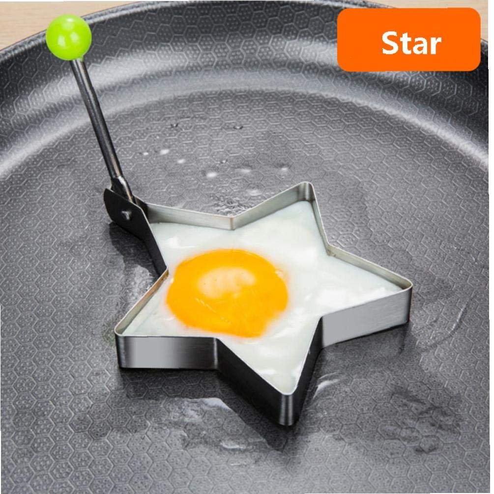 1set Kitchen Stainless Steel Fried Egg Pancake Shaper Omelette Mold Mould Frying Egg Cooking Tools