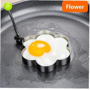 1set Kitchen Stainless Steel Fried Egg Pancake Shaper Omelette Mold Mould Frying Egg Cooking Tools