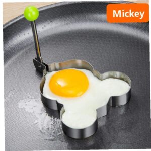 1set Kitchen Stainless Steel Fried Egg Pancake Shaper Omelette Mold Mould Frying Egg Cooking Tools