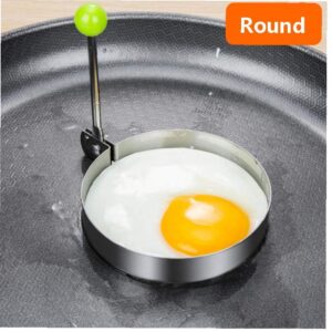 1set Kitchen Stainless Steel Fried Egg Pancake Shaper Omelette Mold Mould Frying Egg Cooking Tools