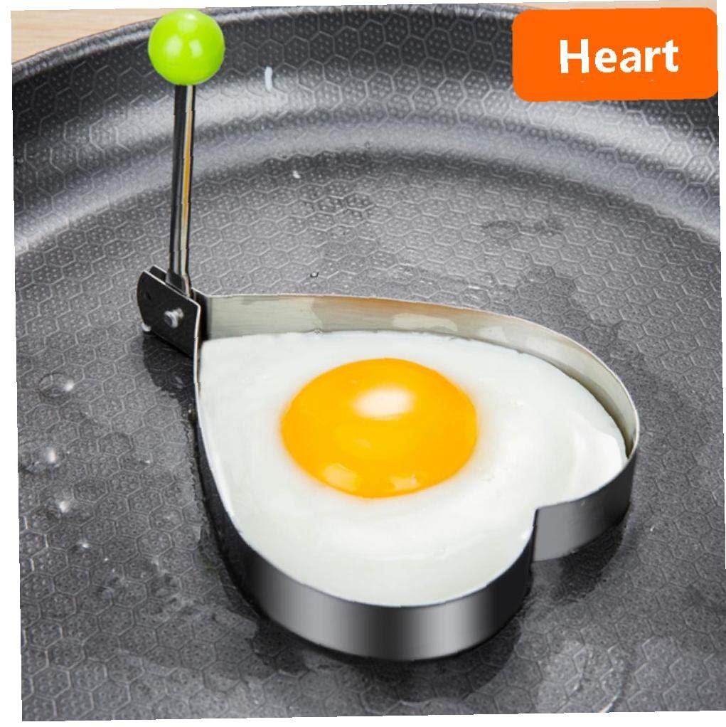 1set Kitchen Stainless Steel Fried Egg Pancake Shaper Omelette Mold Mould Frying Egg Cooking Tools