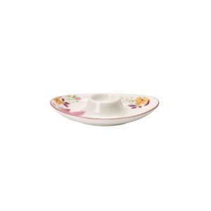 villeroy & boch mariefleur basic egg cup, premium porcelain, white/multicoloured