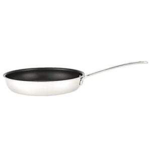 AmazonCommercial Tri-Ply Non-Stick Stainless Steel Fry Pan, 10 Inch