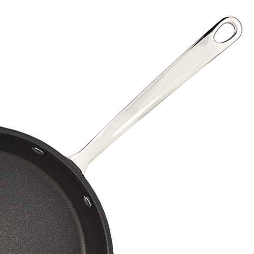 AmazonCommercial Tri-Ply Non-Stick Stainless Steel Fry Pan, 10 Inch