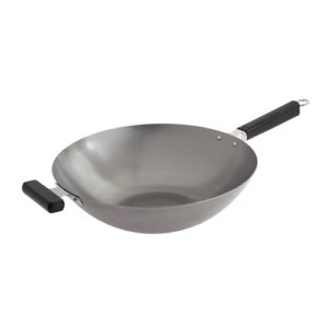 joyce chen professional series 14-inch carbon steel wok with phenolic handles