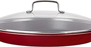 Cuisinart ASP-38CR 15-Inch Paella Pan With Lid, Red