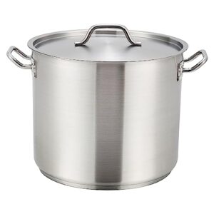 winware sst-40 stainless steel 40 quart stock pot with cover