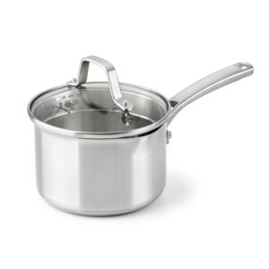 calphalon classic stainless steel cookware, sauce pan, 1 1/2-quart