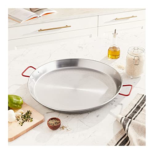 Garcima 20-Inch Carbon Steel Paella Pan, 50cm