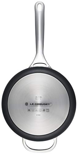 Le Creuset Toughened Nonstick PRO Saucepan With Glass Lid, 4 qt.