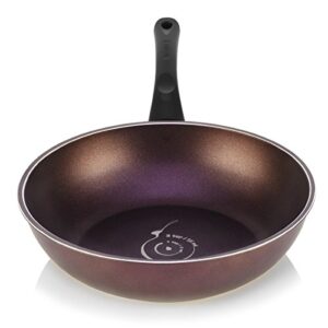 techef - art pan 12" wok/stir-fry pan, coated 5 times with teflon select non-stick coating (pfoa free) - 12 in