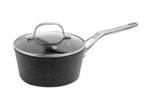 starfrit the rock saucepan with glass lid (3-quart) (srft060316)