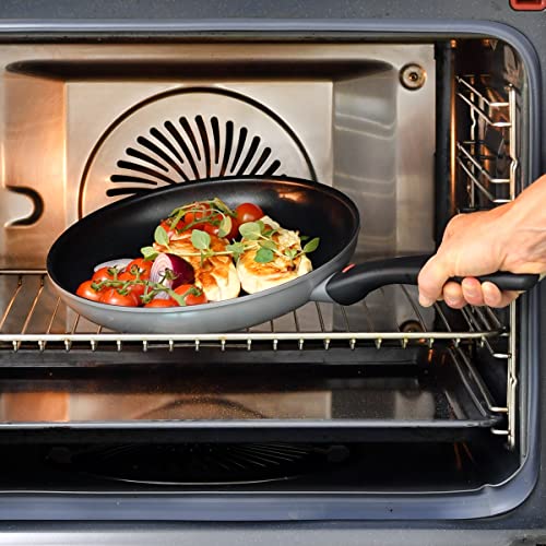 OXO SoftWorks Hard Anodized 11" Wok Pan with Helper Handle, 3-Layered German Engineered Nonstick Coating, Dishwasher Safe, Gray