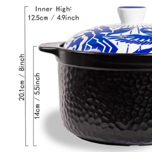 Heavy Duty Claypot - Replaces both a dutch oven and stock pot (4.8 Quart)