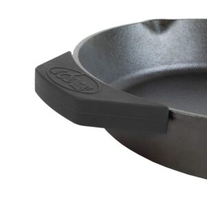 Lodge Cast Iron Serving Pot and Silicone Assist Handle Holder Bundle