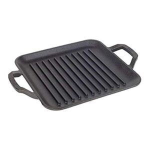 lodge chef collection - 11 inch cast iron chef style square grill pan