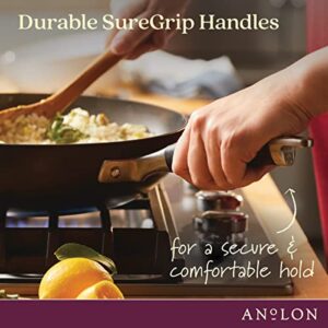 Anolon Advanced Home Hard-Anodized Nonstick Ultimate Pan/Saute Pan, 12-Inch (Onyx)