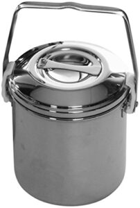 zebra loop handle pot stainless steel (14 cm)