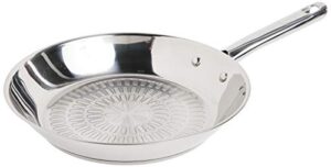 t-fal performa stainless steel sauté pan 10.5 inch oven broiler safe 500f cookware, pots and pans, dishwasher safe silver