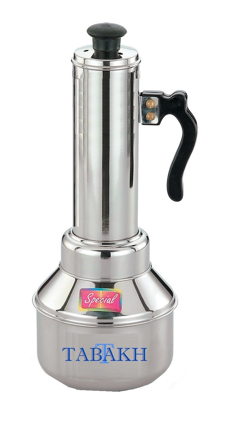 Micro Puttu Kudam Cooker Stainless Steel Steamer, 0.5 Liter