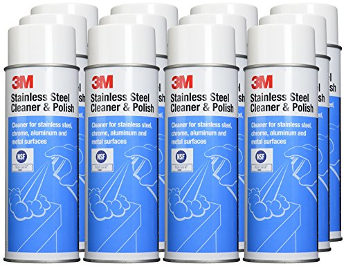 3M MROS3M101 Stainless Steel Cleaner and Polish (Pack of 12)