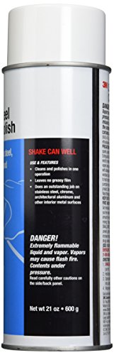 3M MROS3M101 Stainless Steel Cleaner and Polish (Pack of 12)