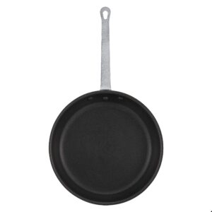 winco afp-8xc commercial-grade aluminium fry pan/skillet, 8", silver