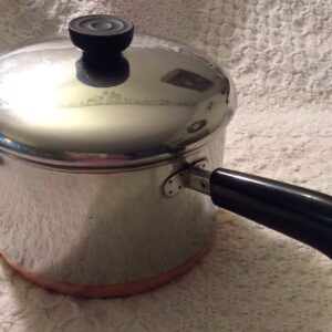 Vintage Revere Ware SS Copper Bottom 3 Qt Saucepan